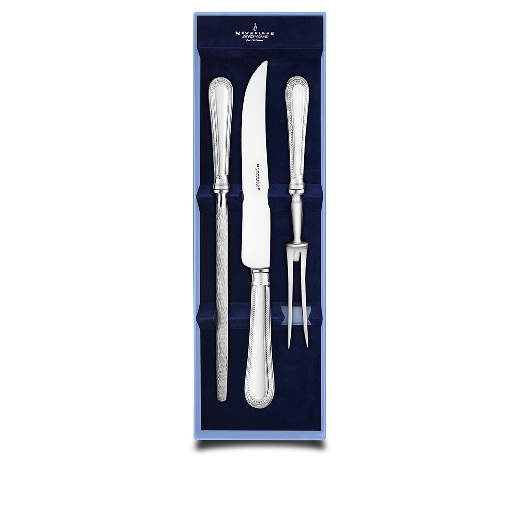 Bead Silver Plated Carving Set Pack x 3 – Newbridge Silverware