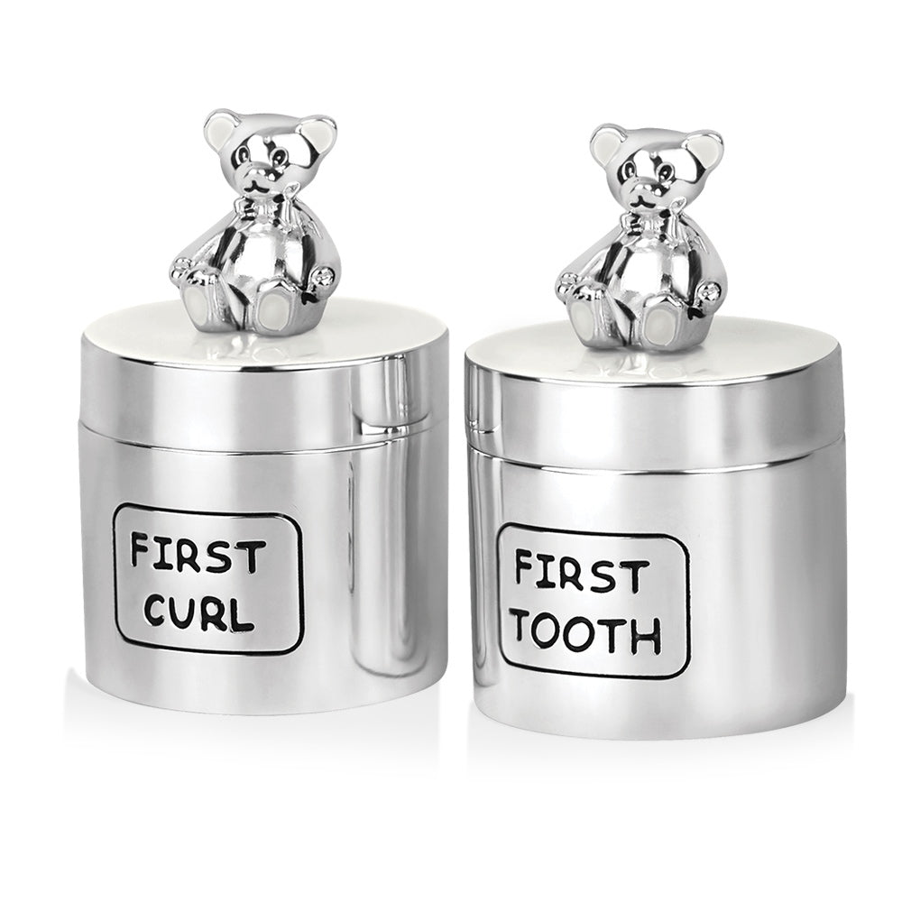 Teddy Bear Tooth & Curl Set – Newbridge Silverware