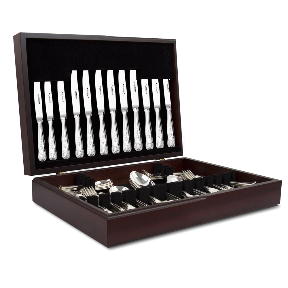 Silver Plated 124 Piece Cutlery Set - Kings – Newbridge Silverware