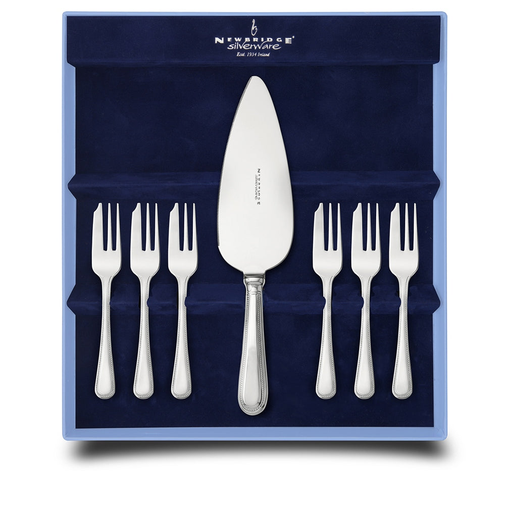 Bead Silver Plated Pastry Set Pack x 7 – Newbridge Silverware