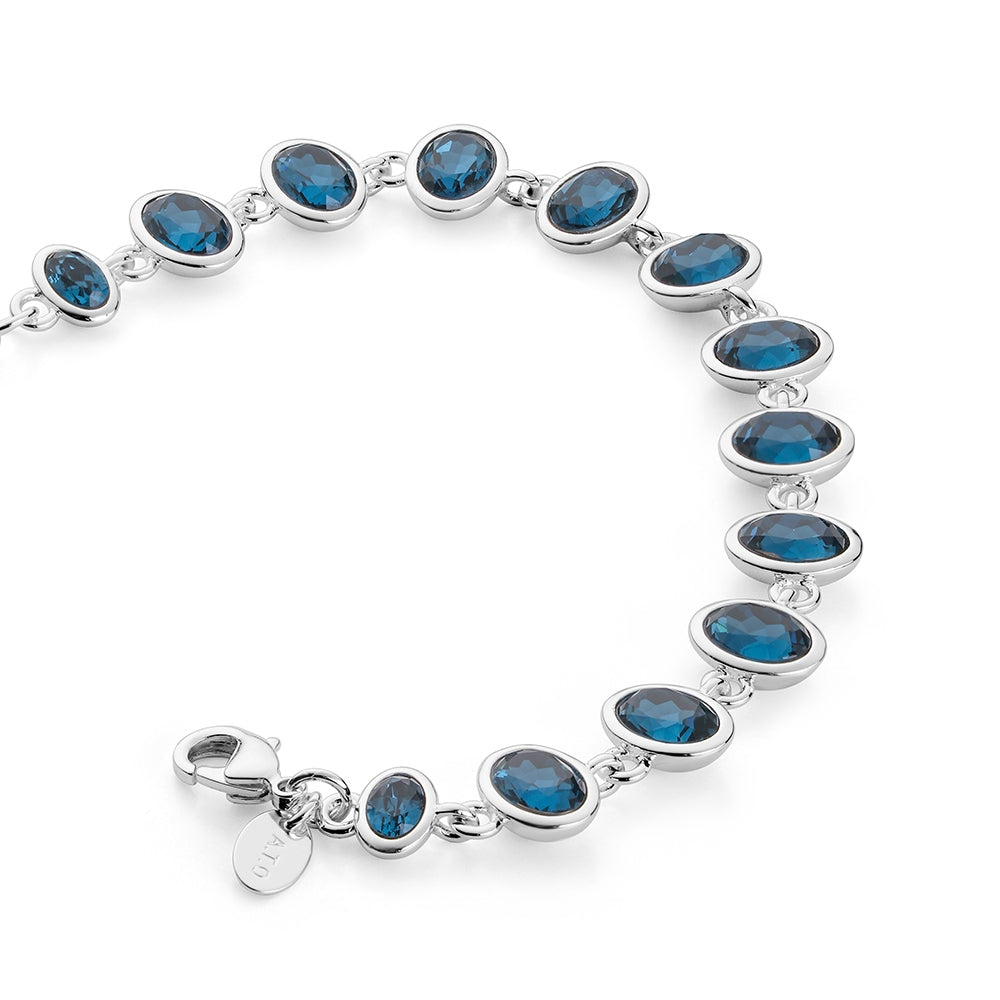 Dark Blue Stone Bracelet – Newbridge Silverware