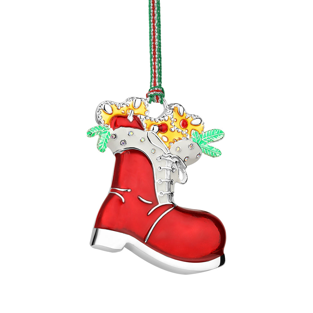 Red Boot Christmas Tree Decoration – Newbridge Silverware