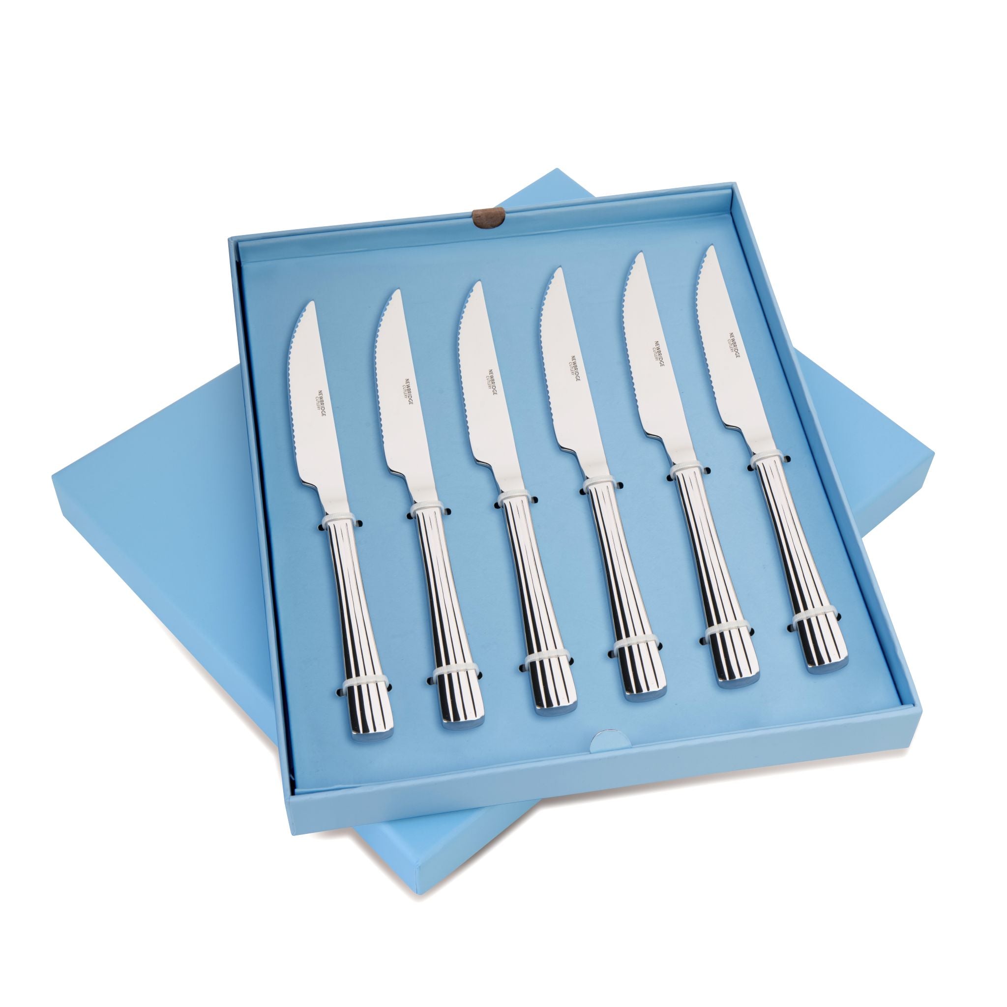 Nova Stainless Steel 6 Piece Steak Knives – Newbridge Silverware