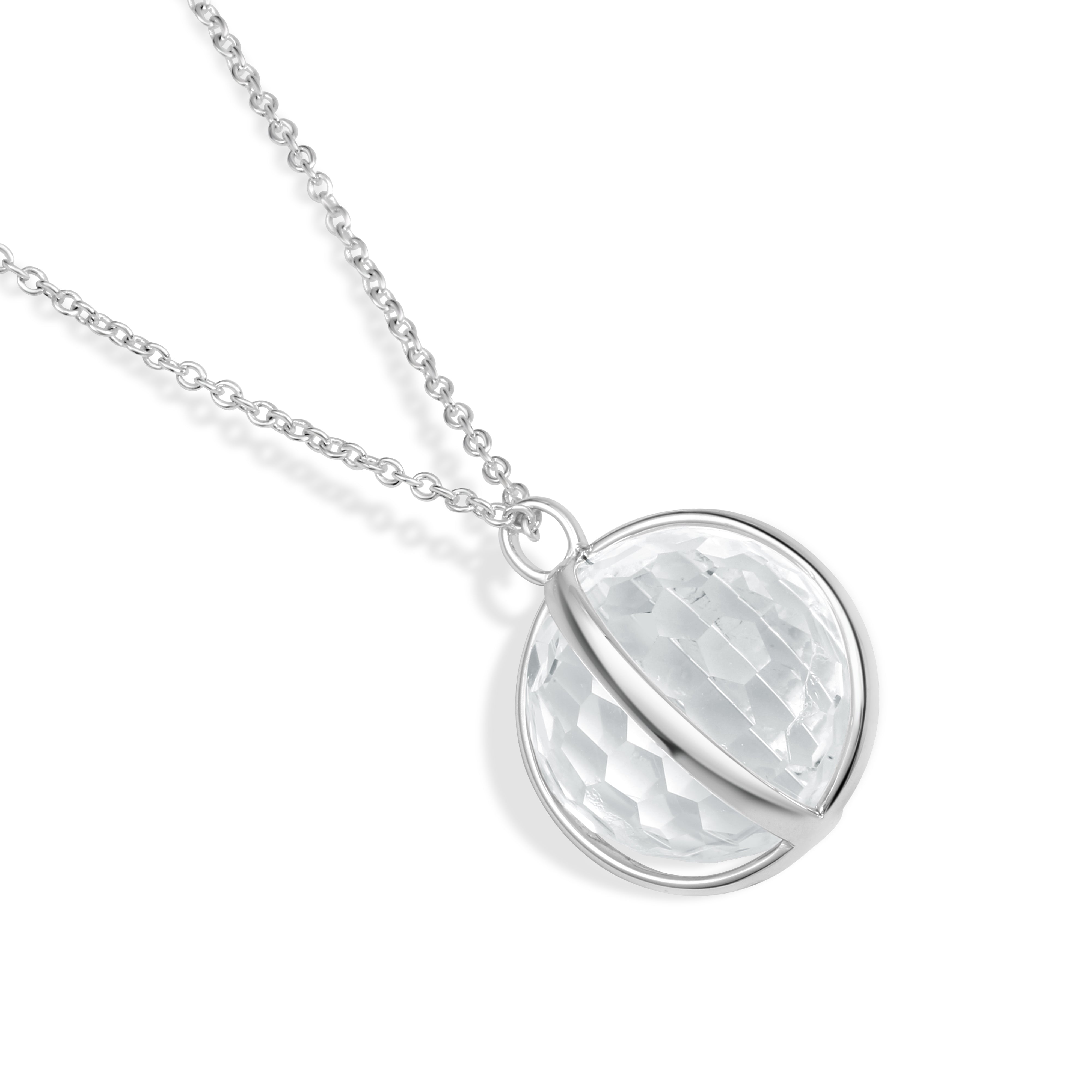 Silver Plated Sphere Pendant – Newbridge Silverware