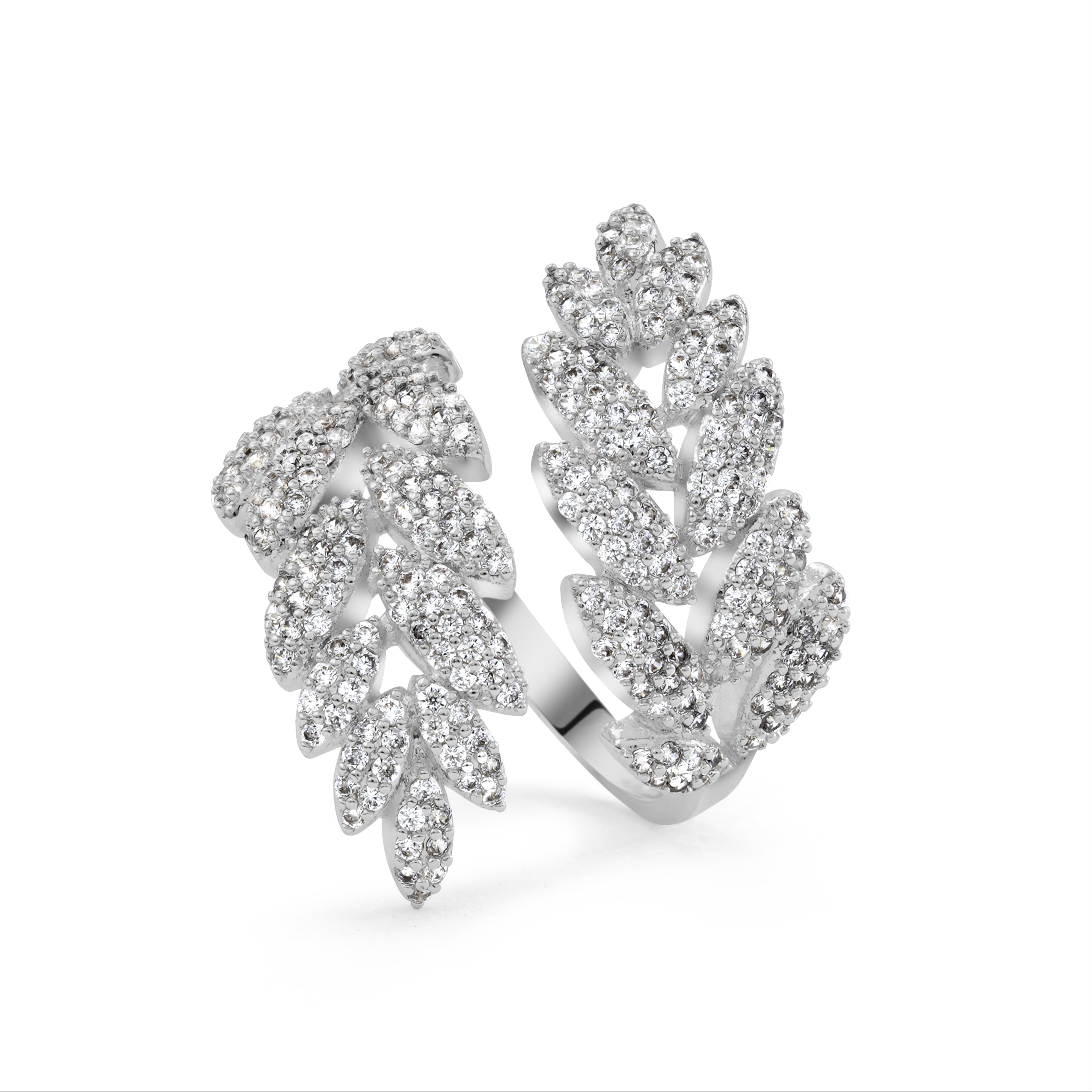 Silver Plated Leaf Ring – Newbridge Silverware